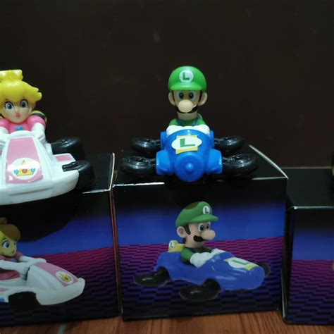 Mcdo Super Mario Luigi Princess Peach Toy Play Car Set Hobbies And Toys Toys And Games On Carousell
