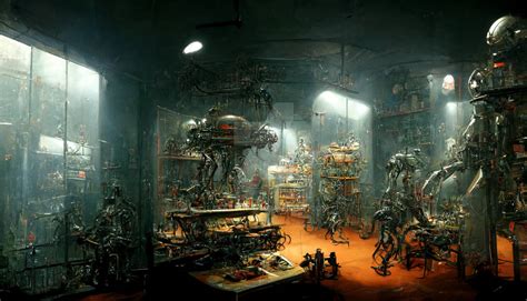 Robot Workshop By Pesastre On Deviantart