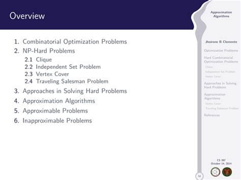 Introduction To Approximation Algorithms Pdf Computing Technology