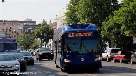 Mta New York City Bus The B16 Bus To Prospect Park In Bay Ridge Brooklyn Youtube