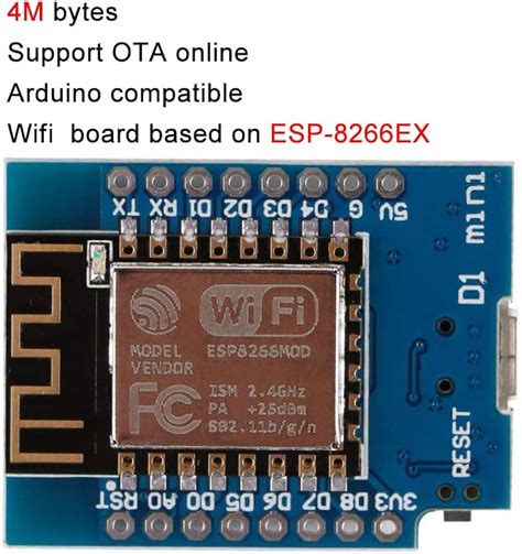 wemos d1 mini esp8266 arduino wifi board — maker portal 46 off