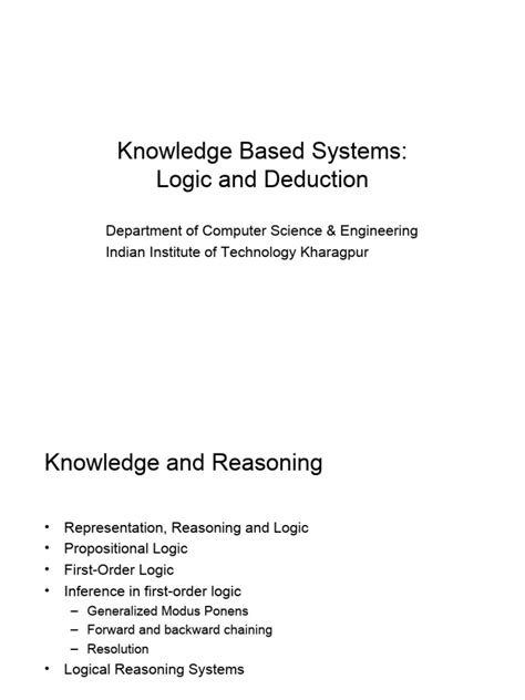 Lec 5 Pdf Logic First Order Logic