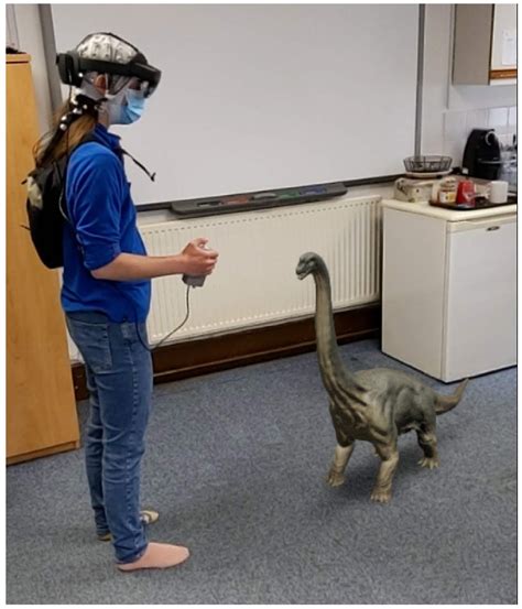 example apparatus setup on one of the authors with an example ar