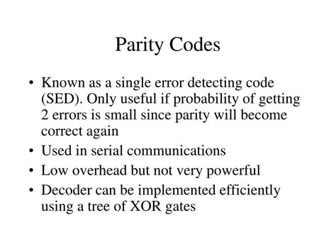 Ppt 3f4 Error Control Coding Powerpoint Presentation Free Download Id909446