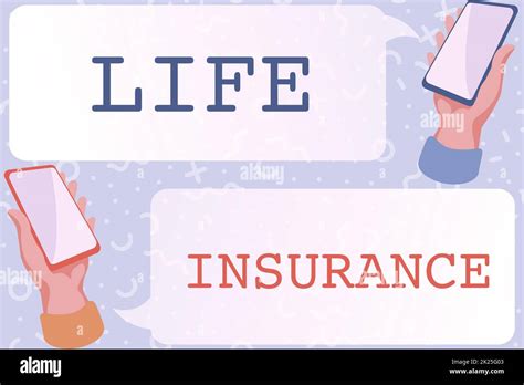 Writing Displaying Text Life Insurance Business Concept Payment Of