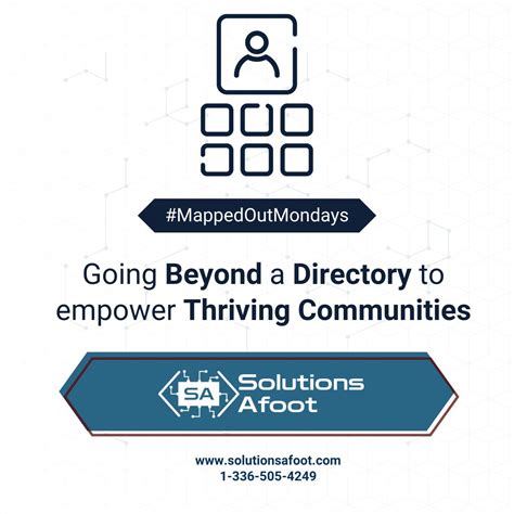 Solutions Afoot On Linkedin Mappedoutmondays Solutionsafoot Directory Community Engagement…
