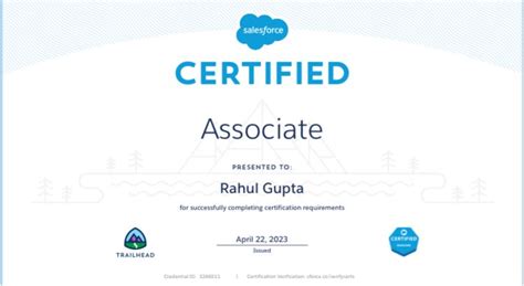 Rahul Gupta ☁ On Linkedin Newcertification Salesforceassociate Salesforcecertified
