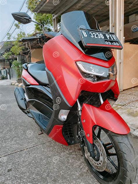 All New Yamaha Nmax Red Doff 2020 Editorial Stock Image Image Of