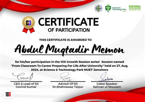 Abdul Muqtadir On Linkedin Im Honoured To Share That Ive Received