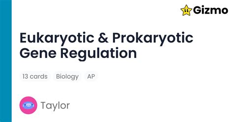 Eukaryotic And Prokaryotic Gene Regulation Flashcards