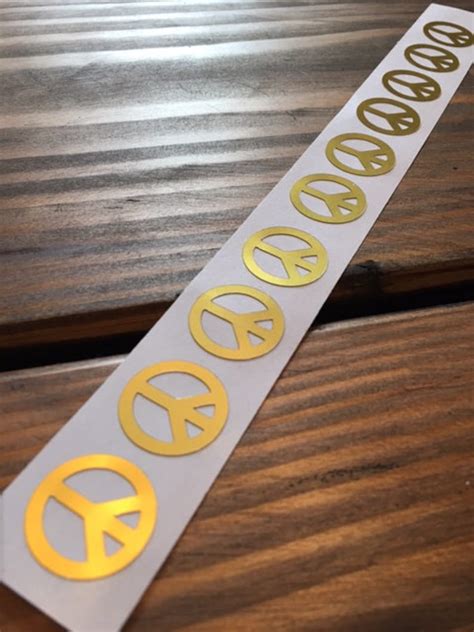 Peace Sign Stickers Peace Stickers Peace Symbol Stickers Etsy