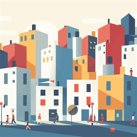 Premium Vector City Landscape