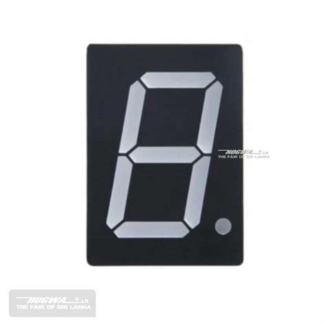1 digit 7 segment display chinahub lk
