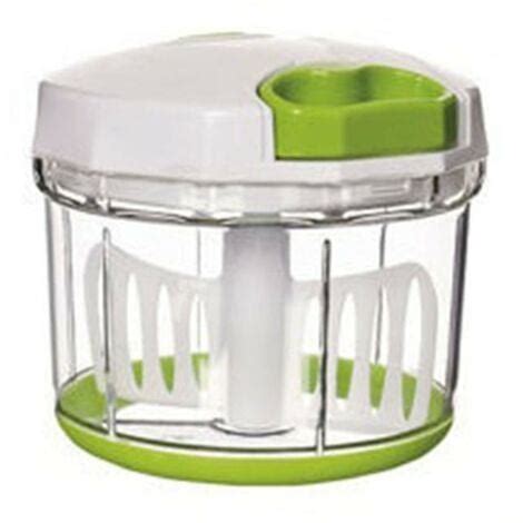 Tritatutto Manuale Grande 3 Lame In Acciaio Mixer Frusta Monta E