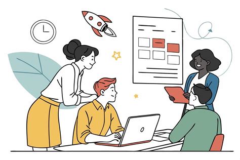 Agile Project Team Vector Art Icons And Graphics For Free Download