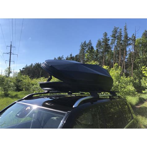 Автобокс Diamond 440 чёрный ( 182х83х42см ) двухстронний усиленный