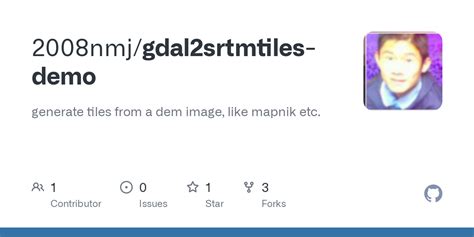 Github 2008nmjgdal2srtmtiles Demo Generate Tiles From A Dem Image