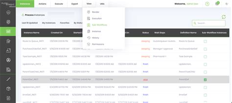 Sub Workflows Flowwright