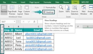 Row Header In Excel Examples How To Lock Show Or Hide