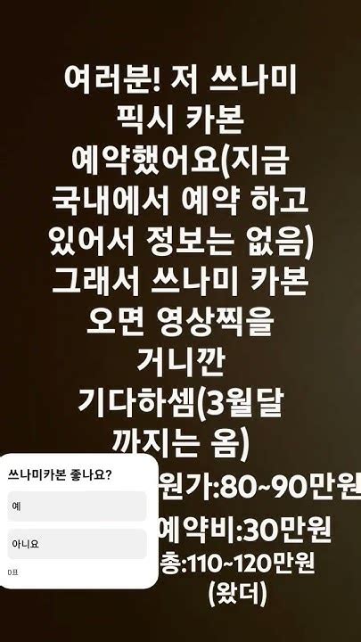 신품 쓰나미 카본포크 예약함 Youtube