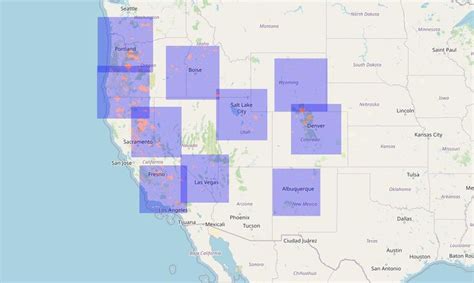 selected rectangular grids map for data set generation from firms [30