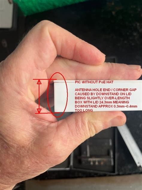 3d Printed Case For Waveshare Esp32 S3 Eth With A Poe Hat Amendments Hardware Home