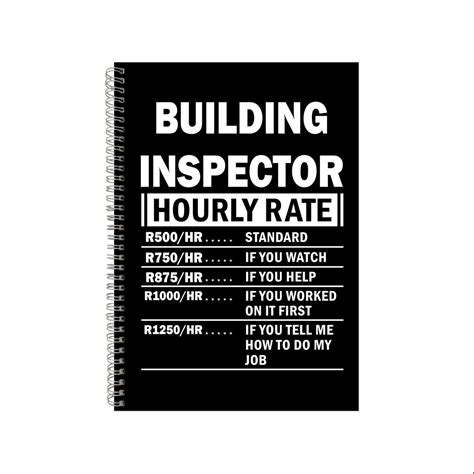 Building Inspector Notebook Builder T Idea A4 Notepad 06 Shop Today Get It Tomorrow