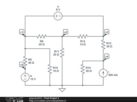 Final Project 1 Circuitlab