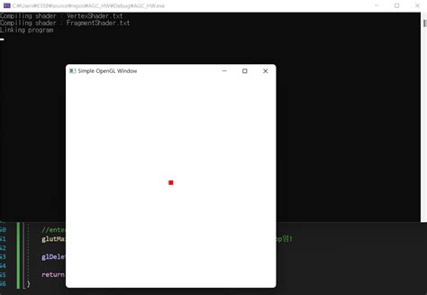 Opengl 원하는 지점에 점찍기