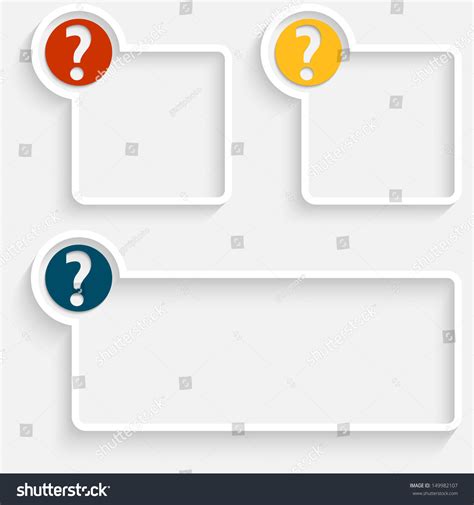 Text Box Question Mark Stock Vector Royalty Free Shutterstock