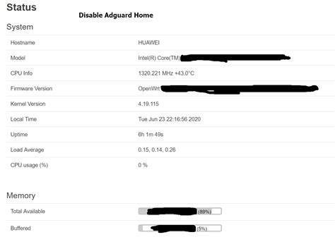 Used Problem With Memory · Issue 1780 · Adguardteamadguardhome · Github