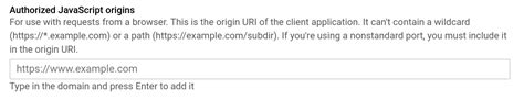 Create Google OAuth Client Id