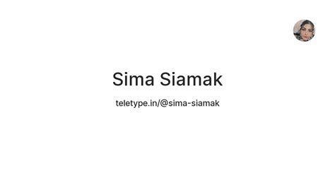Sima Siamak — Teletype