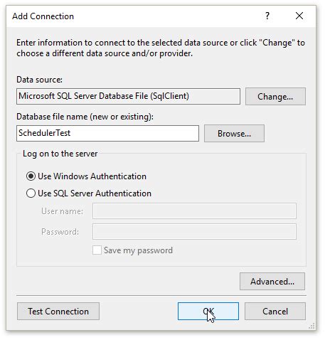 Lesson Bind A Scheduler To MS SQL Server Database Legacy WPF Controls DevExpress