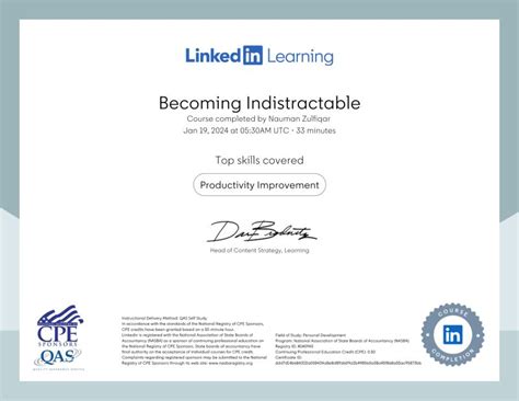 Nauman Zulfiqar On Linkedin Certificate Of Completion