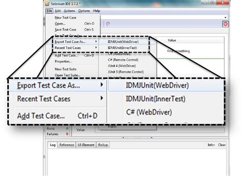 Figure 1 From Modified Selenium Ide And Test Management Application