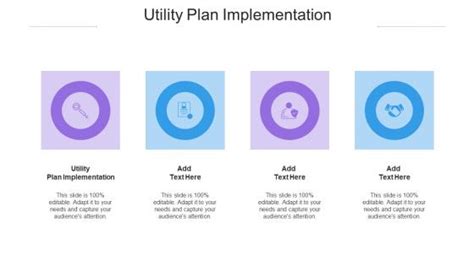 Utility Plan Implementation PowerPoint Presentation And Slides PPT PowerPoint SlideTeam
