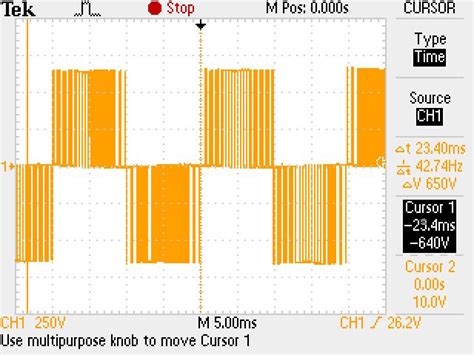 Stator Applied Voltage Waveform Download Scientific Diagram