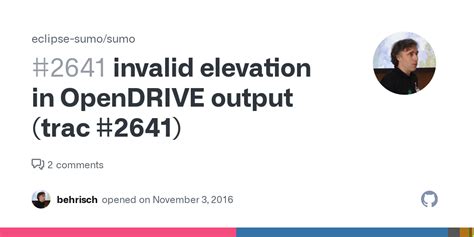 Invalid Elevation In Opendrive Output Trac 2641 · Issue 2641 · Eclipse Sumosumo · Github