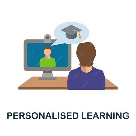 Premium Vector Personalised Learning Icon Simple Element From Online Education Collection