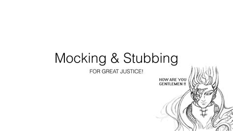 Mocking Stubbing PPT