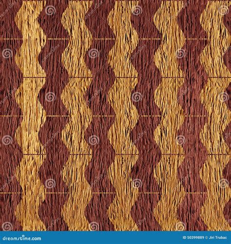 Abstract Zig Zag Pattern Seamless Background Wooden Texture Stock