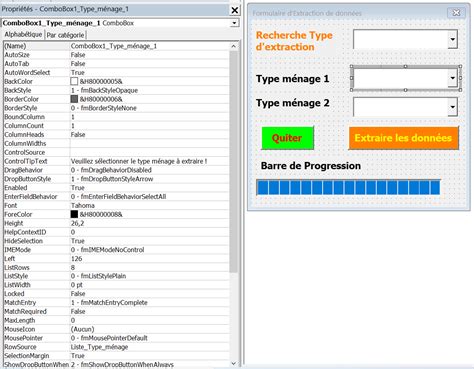 extraction de données par userform macros et vba excel