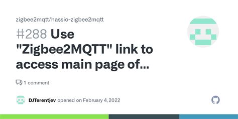 use zigbee2mqtt link to access main page of plug inn · issue 288