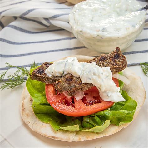 Lamb Gyros With Authentic Greek Tzatziki Sauce Recipe The Wanderlust