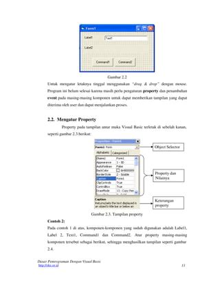 Dasar Pemrograman Visual Basic1 PDF Dasar Pemrograman Visual Basic1 PDF