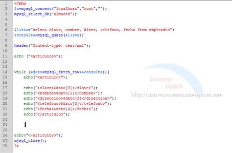 Exportar Datos A Xml Desde Php