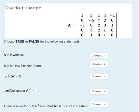 solved consider the matrix 1 0 1 0 0 3 1 5 7 2 0 2 3 3 2 1