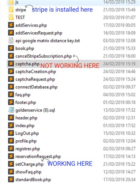 Php Class Stripestripe Not Found Stack Overflow