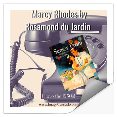 The Classic 1950s Marcy Rhodes Stickers Sold By Gabriel Rubio Sku
